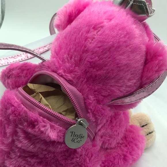 Poochie & Co. | Accessories | Poochie Co Pink Plush Monkey Princess ...